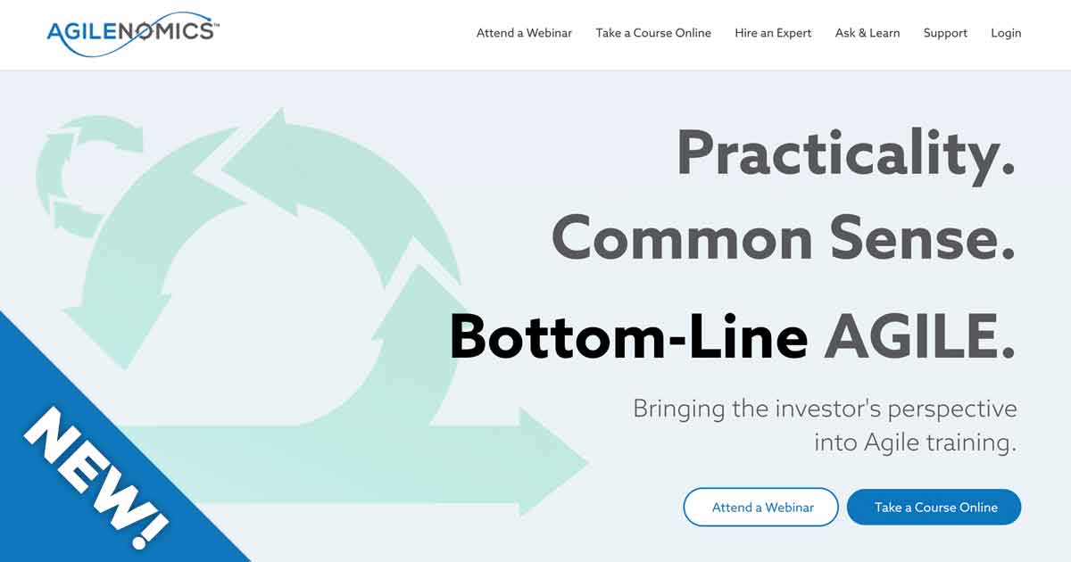 AGILENOMICS® - Bringing the Investor's Perspective into Agile